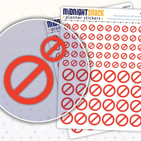 Universal No Symbol - Etsy