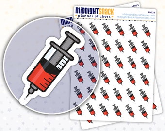 Blood Work Stickers - Etsy