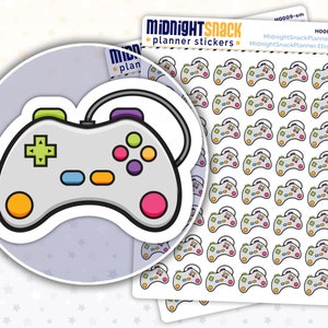 Video Game Planner Stickers | Game Controller Icon Stickers - Etsy Canada