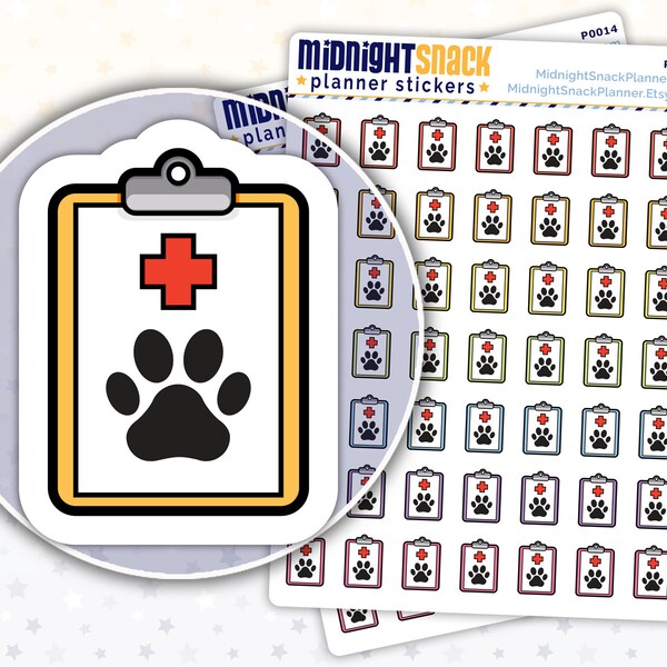 Vet Appointment Icon Stickers - Etsy