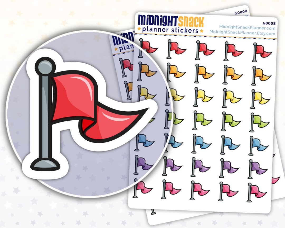 Milestone Planner Stickers | Daily Steps Reminder Stickers | Goal ...