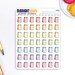 Packed Lunch Icon Stickers Make Lunch Planner Stickers Brown-bag Lunch ...