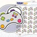 Video Game Planner Stickers Game Controller Icon Stickers - Etsy Canada