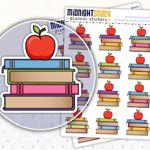 Homework Icon Stickers | Assignment Reminder Planner Stickers | School ...
