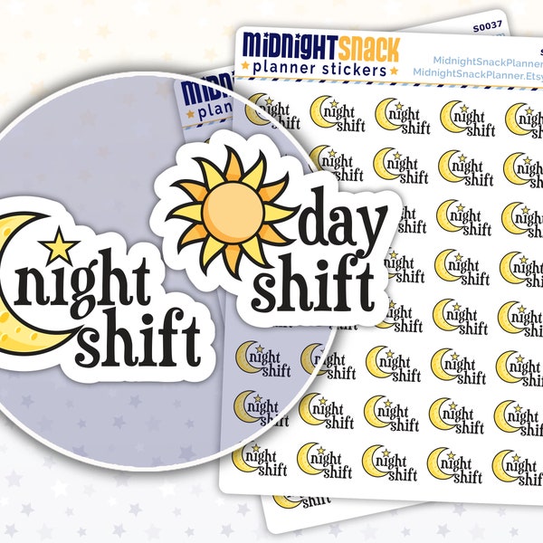 Night Shift Planner - Etsy