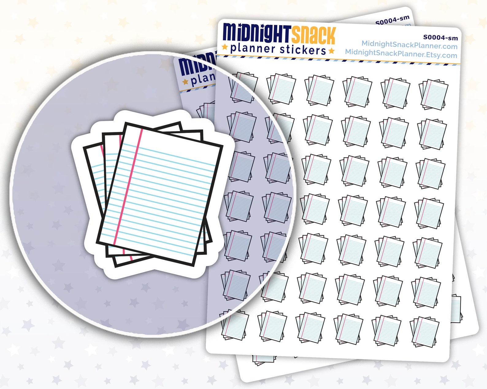 Homework Assignment Planner Stickers Essay Writing Icon | Etsy