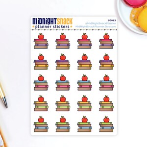 Homework Icon Stickers | Assignment Reminder Planner Stickers | School ...