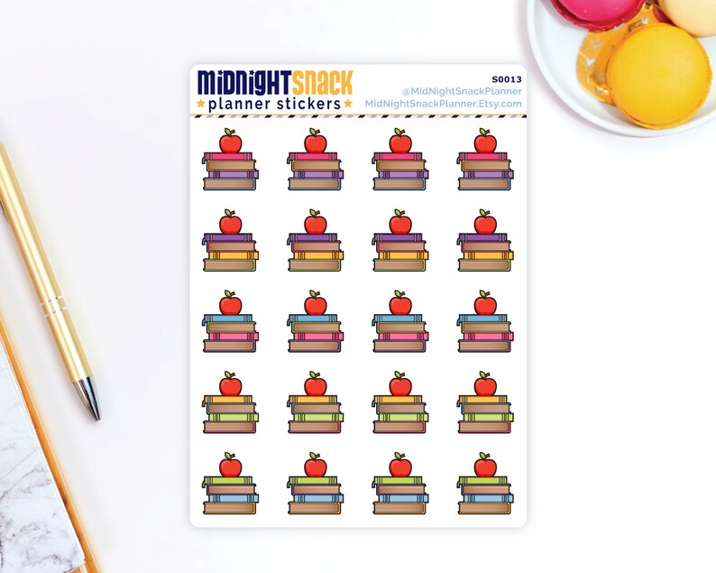 Homework Icon Stickers Assignment Reminder Planner Stickers | Etsy