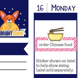 Order Asian Food Icon Stickers | Chinese Food Delivery Planner Stickers ...