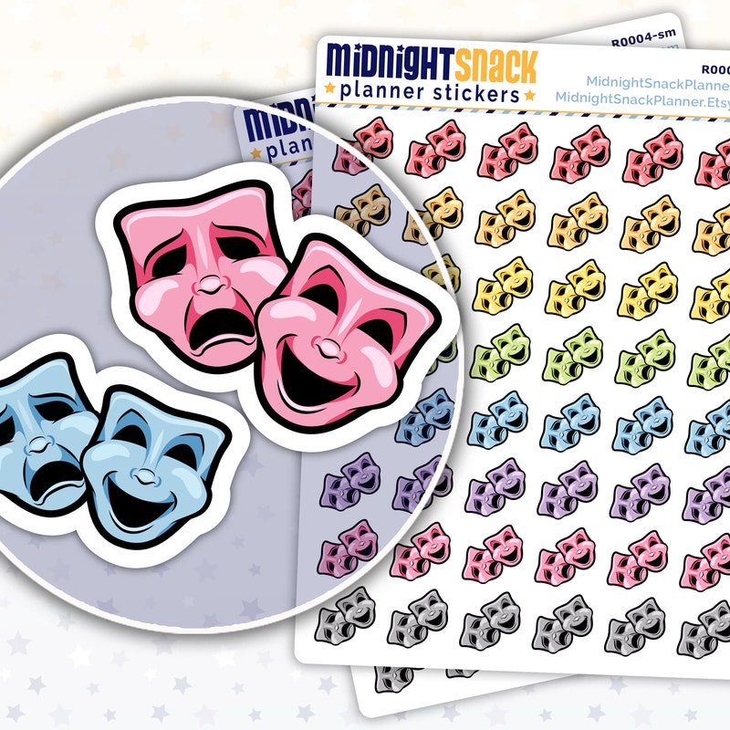 Theatre Stickers - Etsy