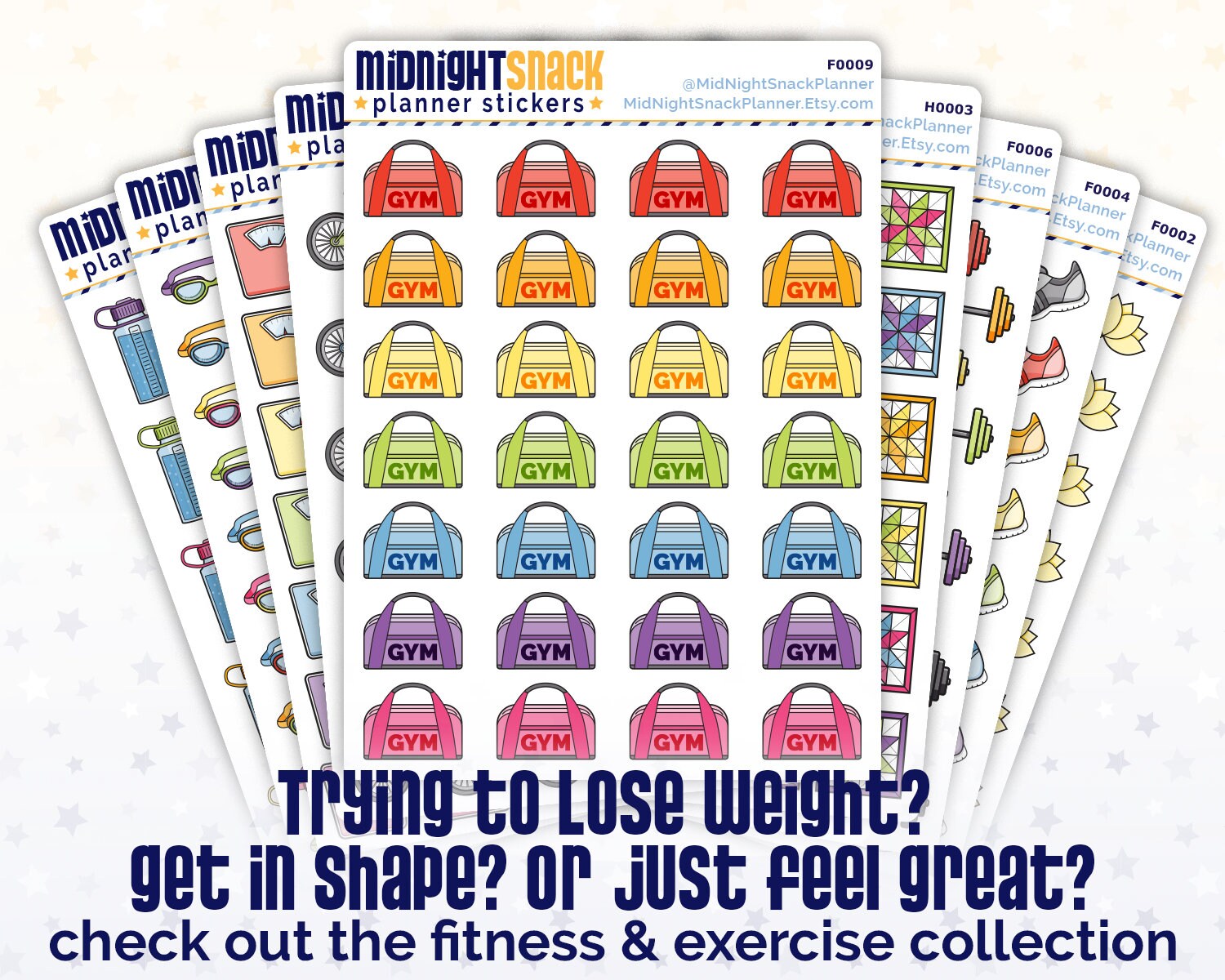 Weight Loss Planner Stickers Scale Icon Stickers Weight | Etsy