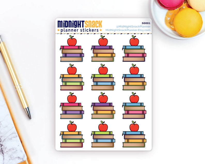 Homework Icon Stickers Assignment Reminder Planner Stickers | Etsy