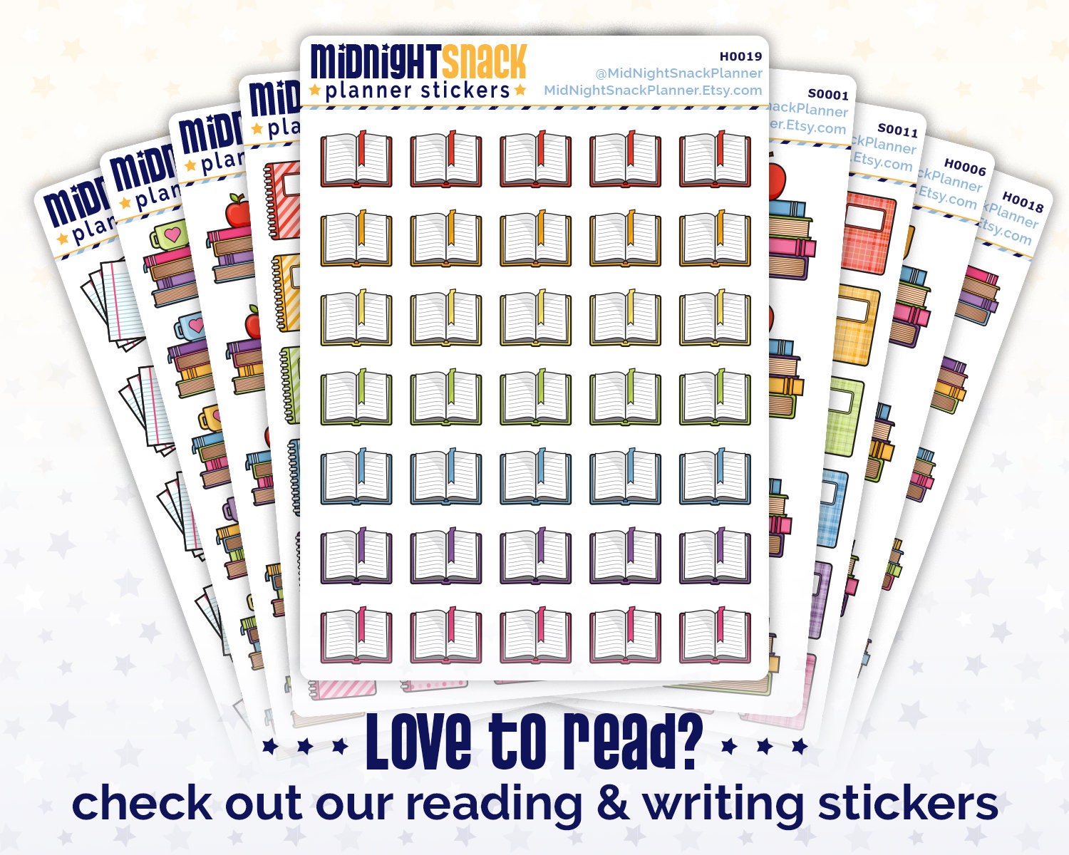 Back to School Sampler Planner Stickers Report Card Stickers | Etsy