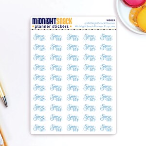 Snow Day Planner Sticker Winter Weather Icon Sticker Missed School ...
