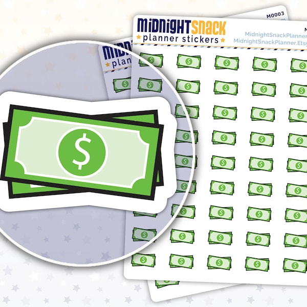 Money Planner Stickers - Etsy