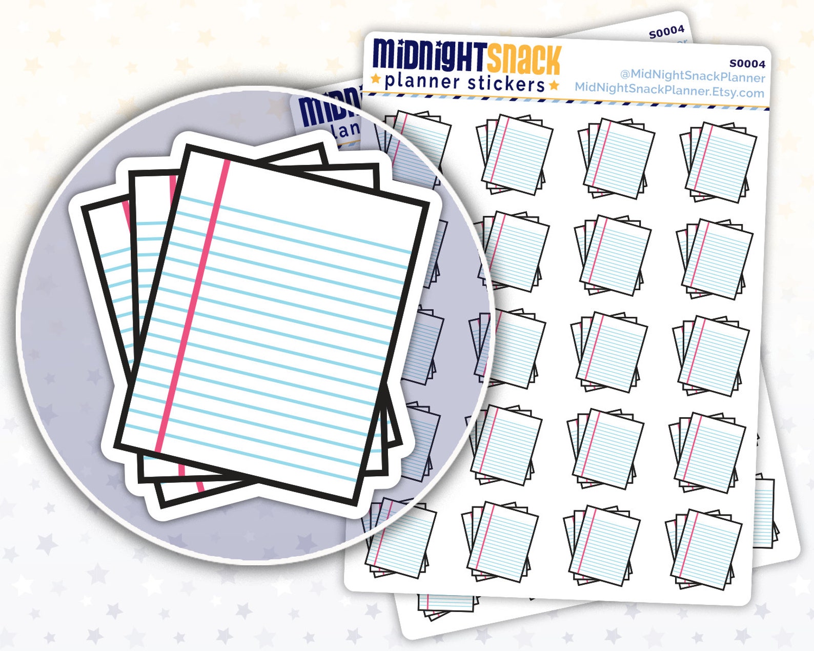 Homework Assignment Planner Stickers Essay Writing Icon | Etsy