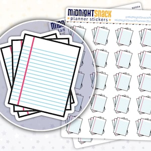 Homework Assignment Planner Stickers | Essay Writing Icon Sticker - Etsy