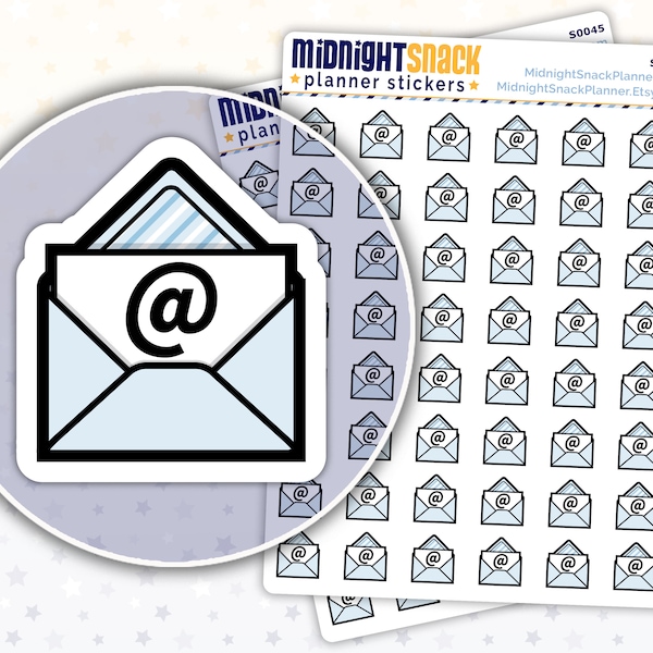 Newsletter Stickers - Etsy