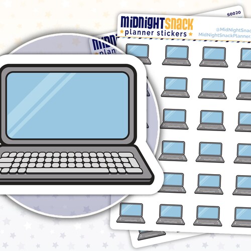 Online School Icon Sticker Home School Planner Sticker - Etsy