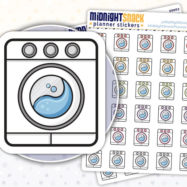 Laundry Stickers - Etsy