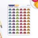 Measurements Planner Stickers | Measuring Tape Icon Stickers | Weight ...