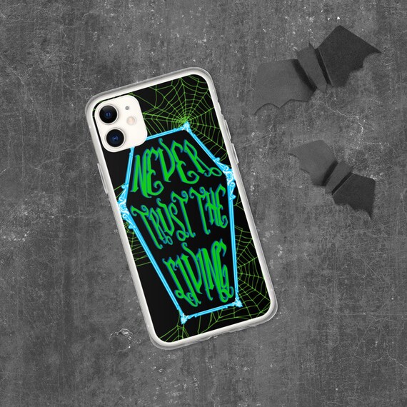 Never Trust the Living Coffin iPhone Case | Etsy