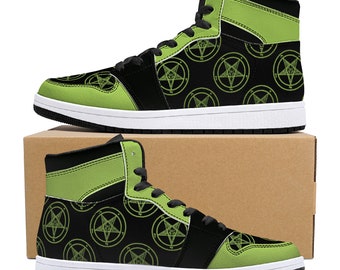 Leather Satanic Shoes - Etsy