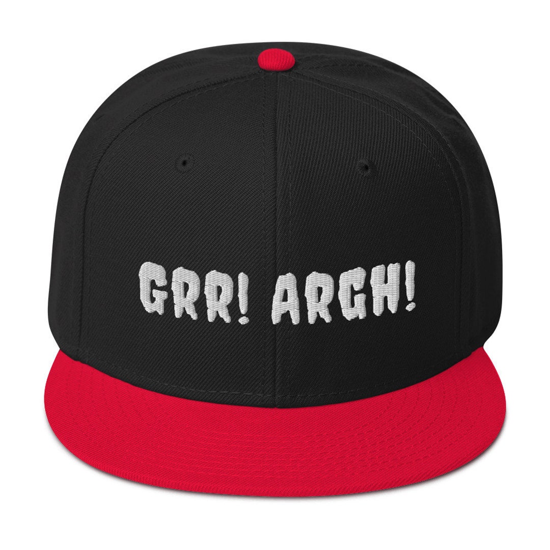Grr Argh Snapback Hat / Embroidered - Etsy