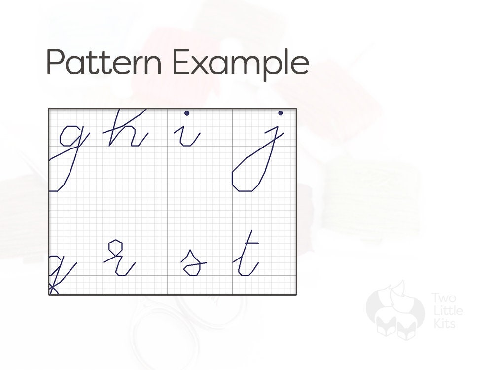 Font daphne Alphabet PDF // Cross-stitch - Etsy