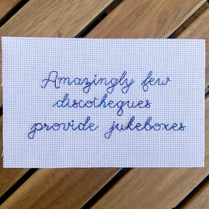 Font - "alison" Alphabet PDF // Cross-stitch Type / Modern Cursive ...