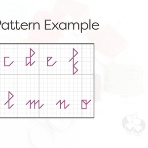 Font - "nancy" Alphabet PDF // Cross-stitch Alphabet Cursive / Tiny ...