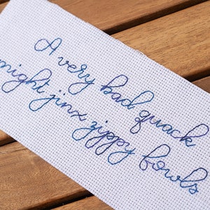Font - "daphne" Alphabet PDF // Cross-stitch Alphabet Modern ...
