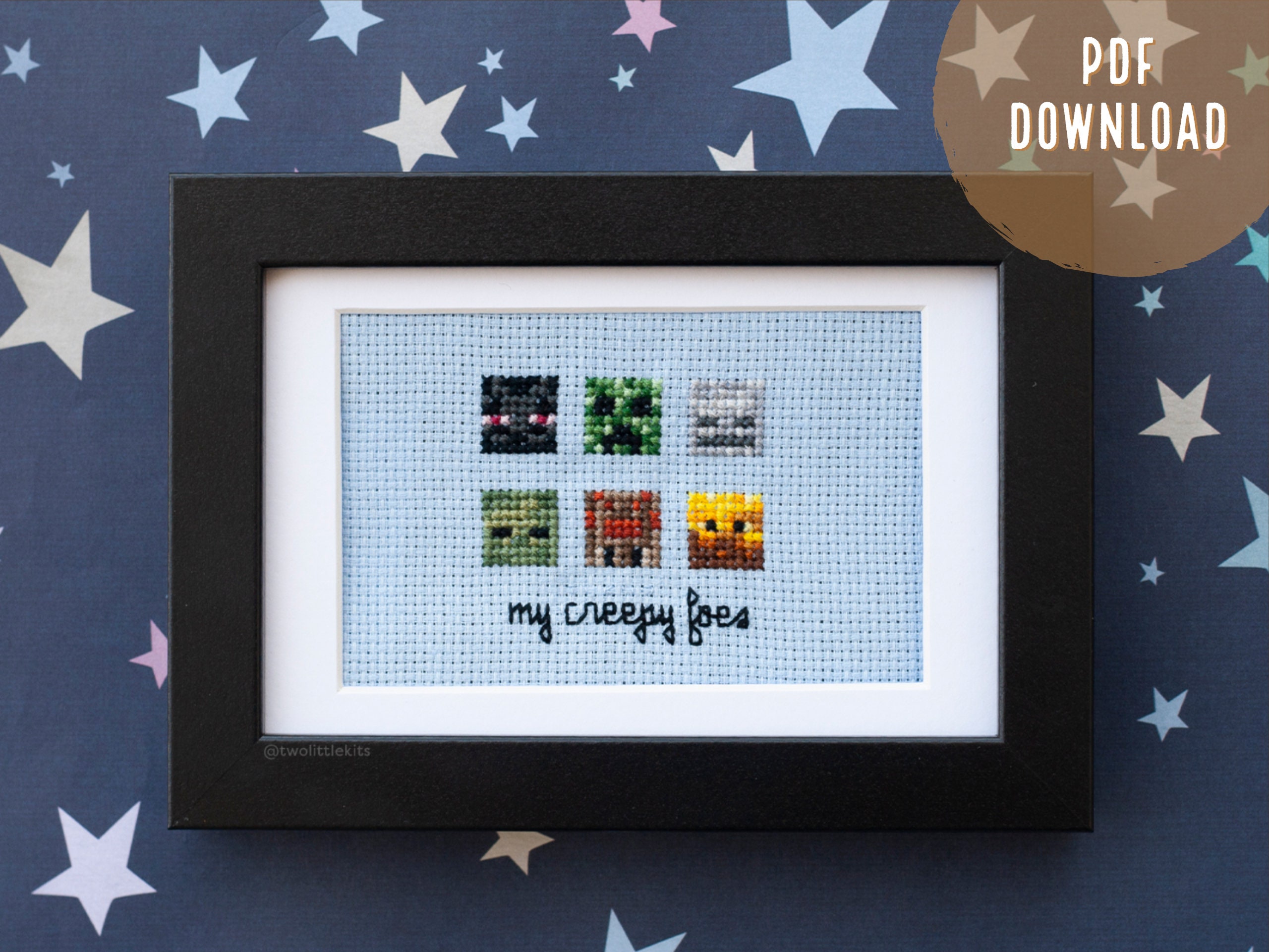Pattern Bundle minecraft Cross Stitch // Gift - Etsy