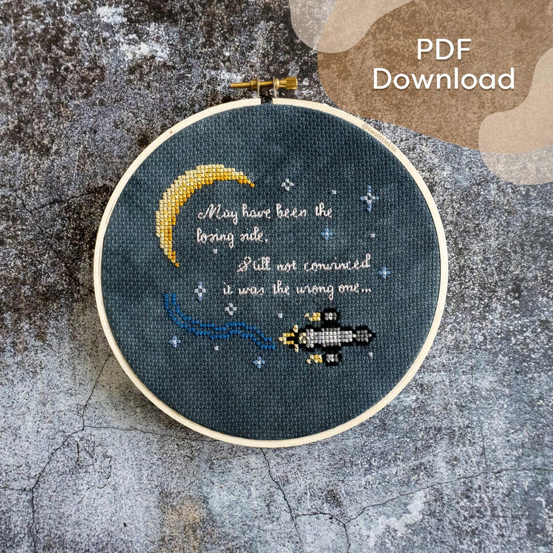 Pattern "losing Side" - Cross Stitch // Political Liberalism Stance ...