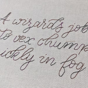 Font + Add-on - "paige" Alphabet // Cross-stitch Type, Modern ...