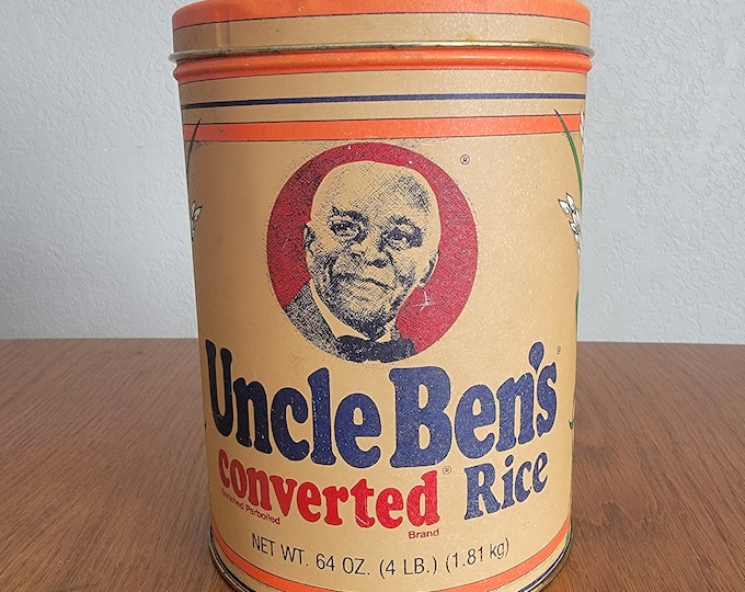 Great Vintage Condition Uncle Ben's Converted Rice Tin From 1985 - Etsy