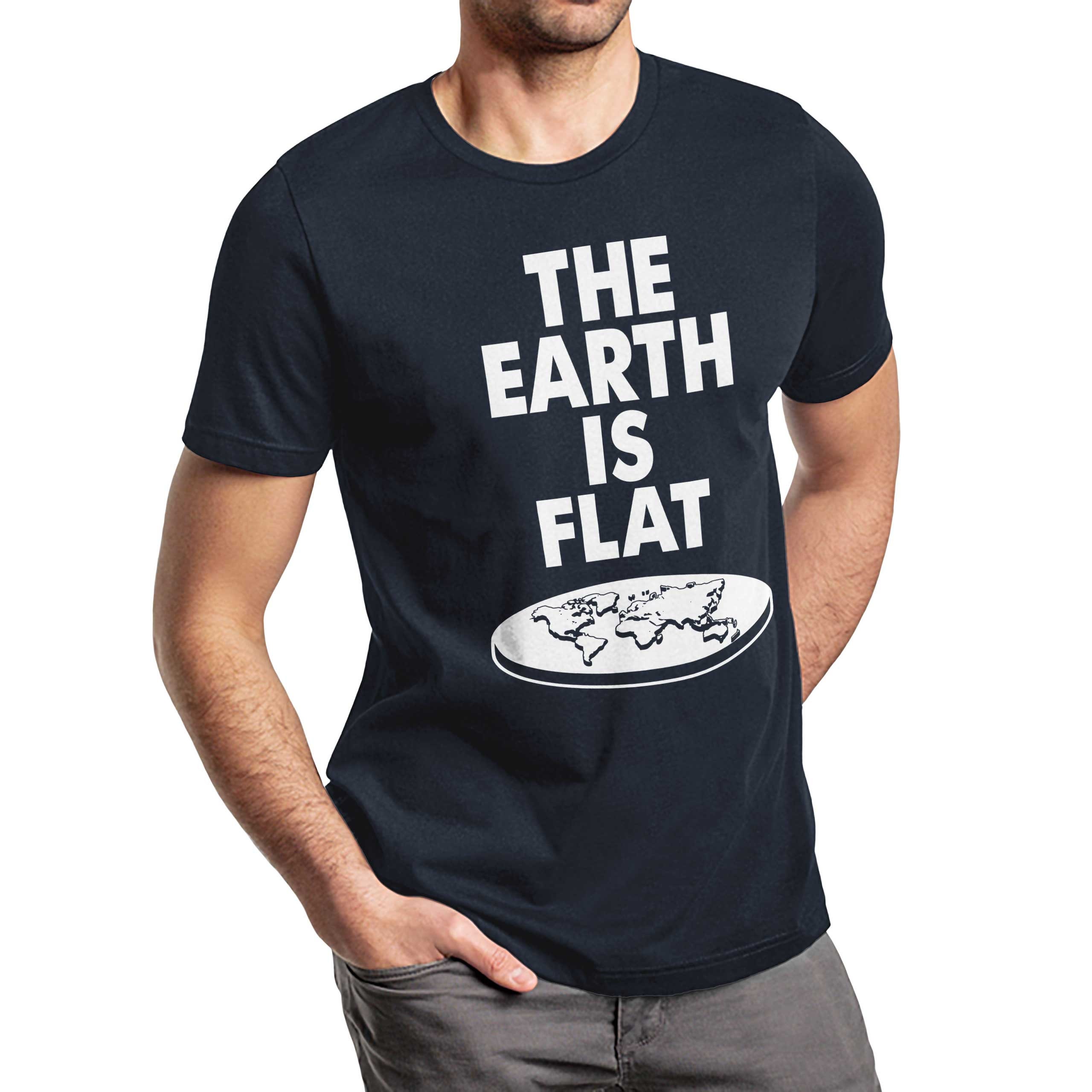 The Earth is Flat Unisex Short Sleeve T-Shirt Flat Earth | Etsy