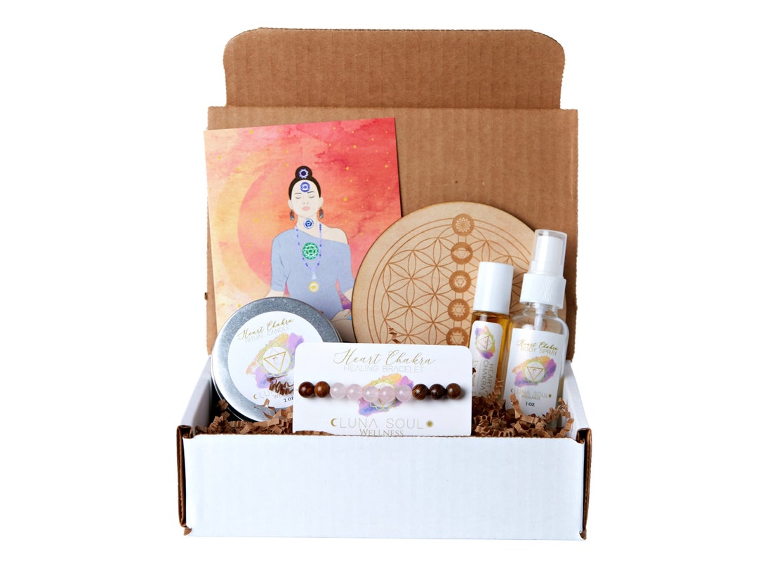 Heart Chakra Spiritual Gift Box Set - Etsy
