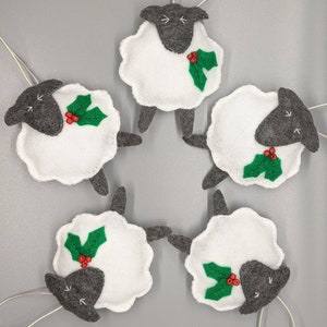 Sheep Handmade Felt Christmas Ornament | Christmas Gift for Sheep ...