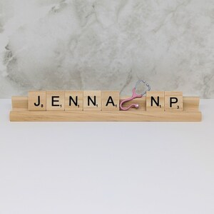 Personalized Stethoscope Doctor Scrabble Tile Name Plates | NP Nurse ...