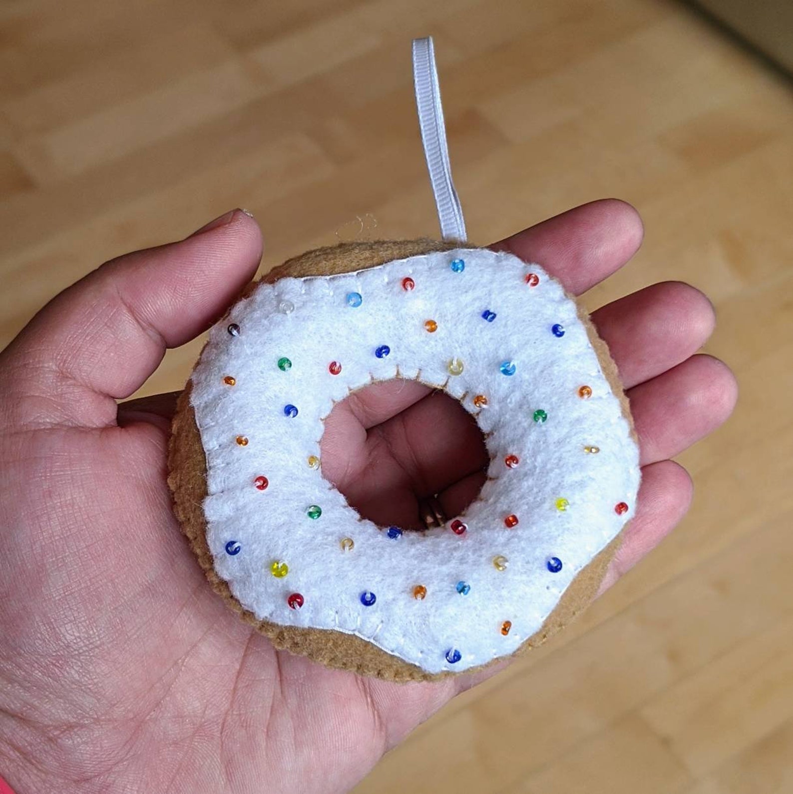 Donut Handmade Felt Christmas Ornament Gift for Donut - Etsy