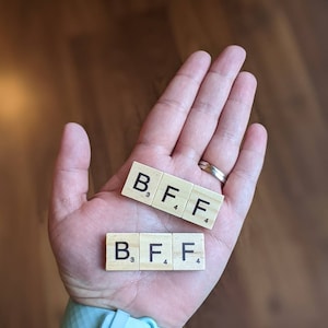 BFF Scrabble Tile Magnets Set of 2 Best Friends Forever Fridge Magnets ...