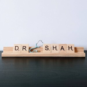 Personalized Stethoscope Doctor Scrabble Tile Name Plates | NP Nurse ...