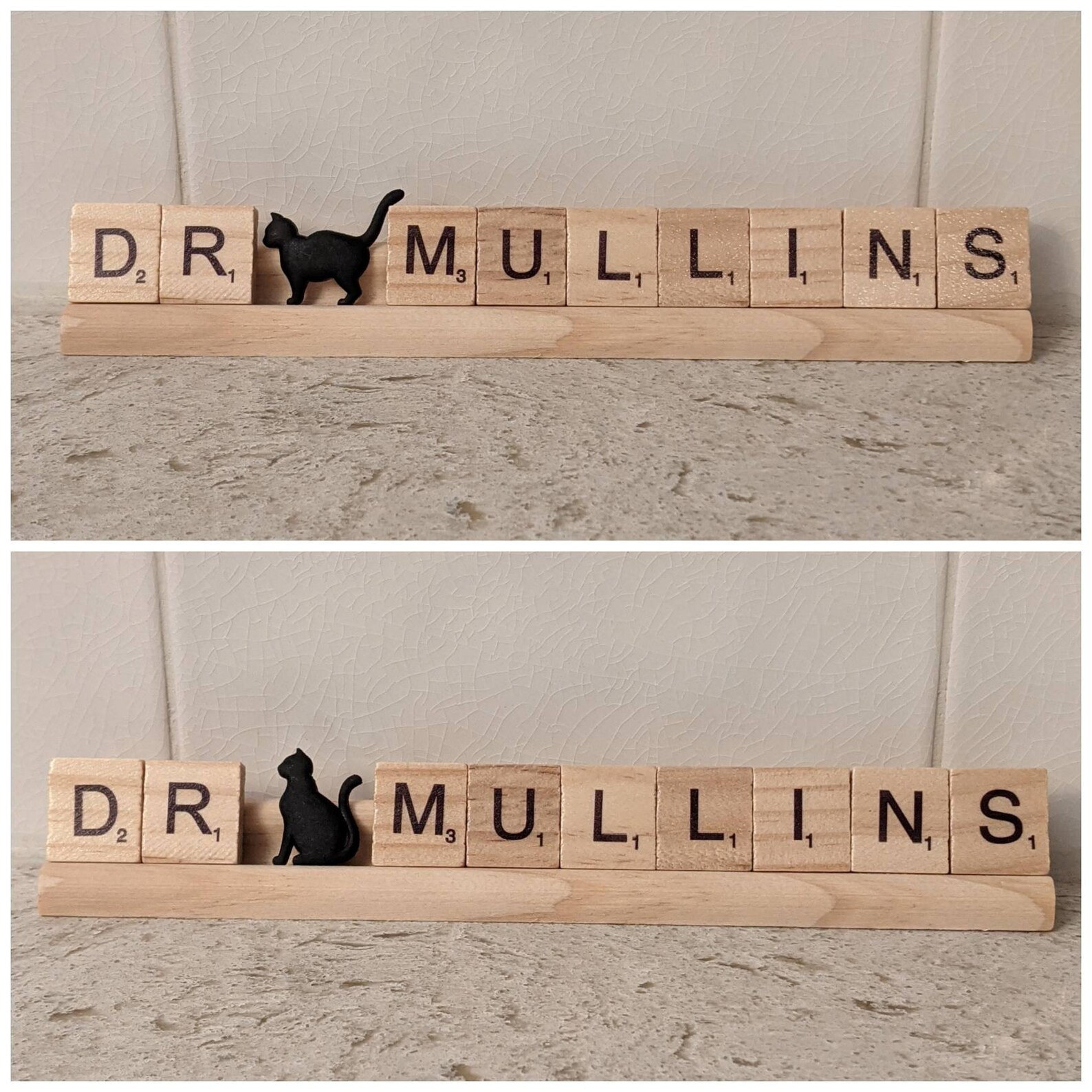 Personalized Cat Veterinarian Scrabble Tile Name Plates | Veterinarian ...