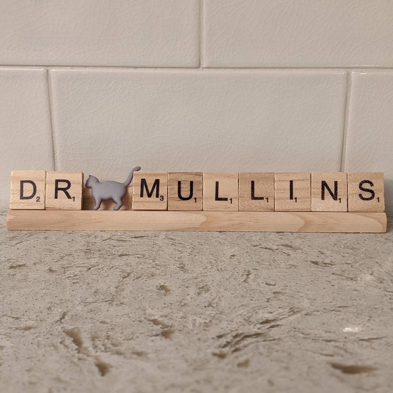 Personalized Cat Veterinarian Scrabble Tile Name Plates | Veterinarian ...