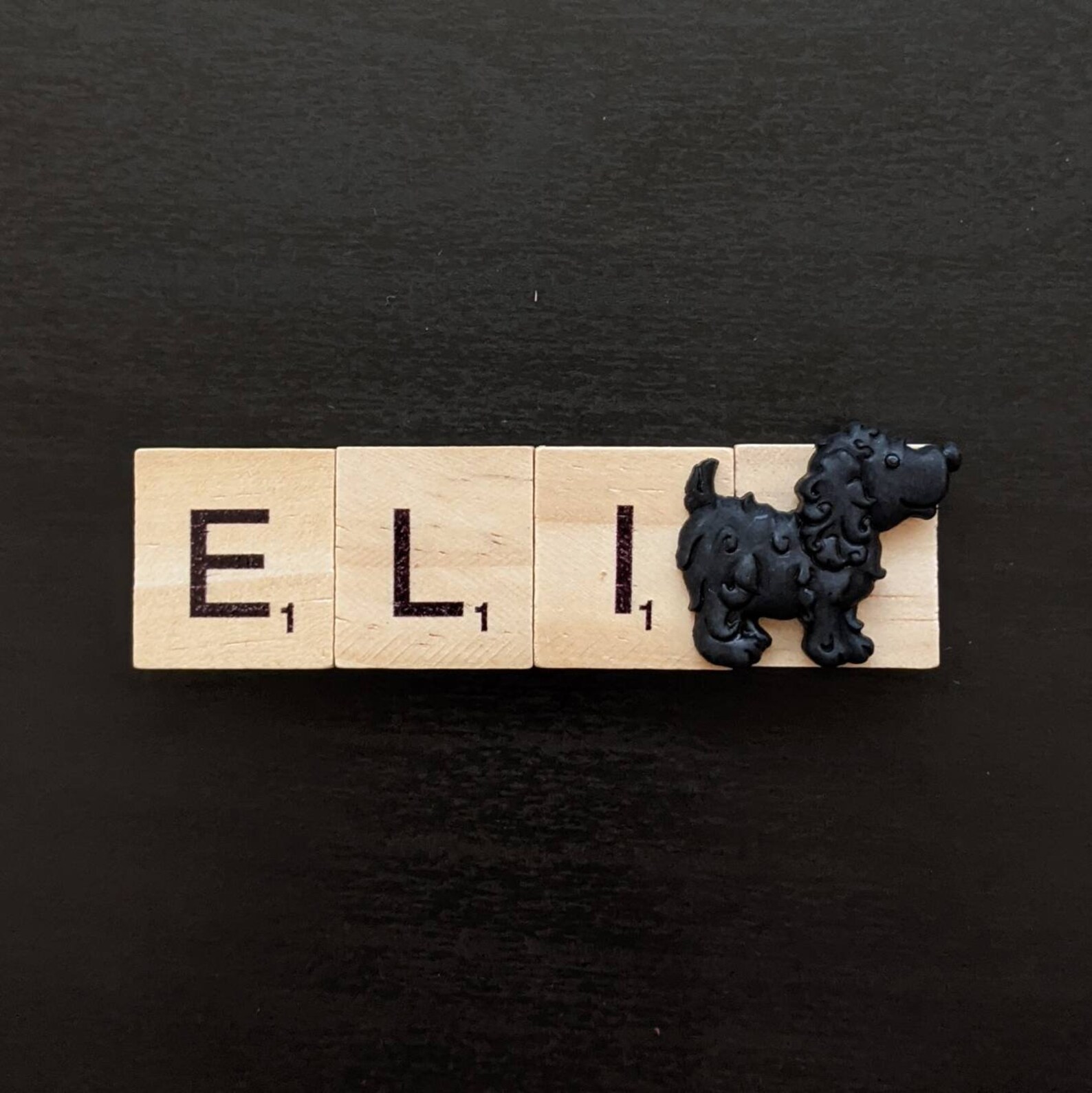 Personalized Dog Name Scrabble Tile Fridge Magnet | Gift for Dog Mom ...