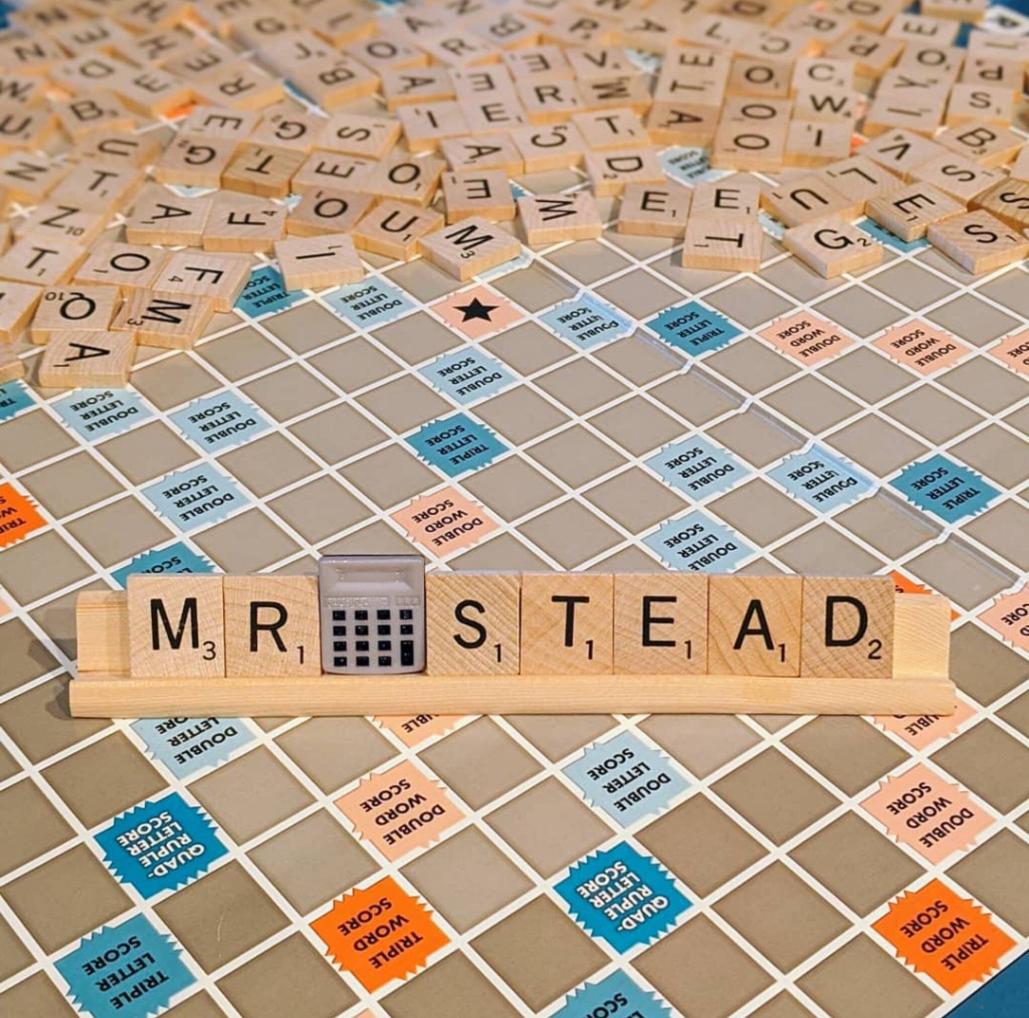 Personalized Math Teacher Scrabble Tile Name Plate Teacher | Etsy