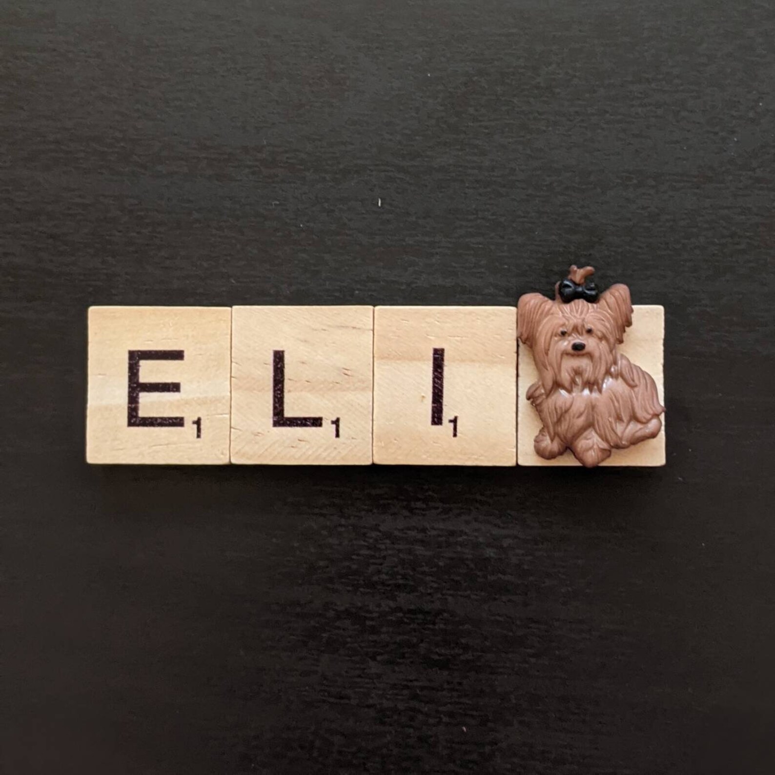 Personalized Dog Name Scrabble Tile Fridge Magnet | Gift for Dog Mom ...