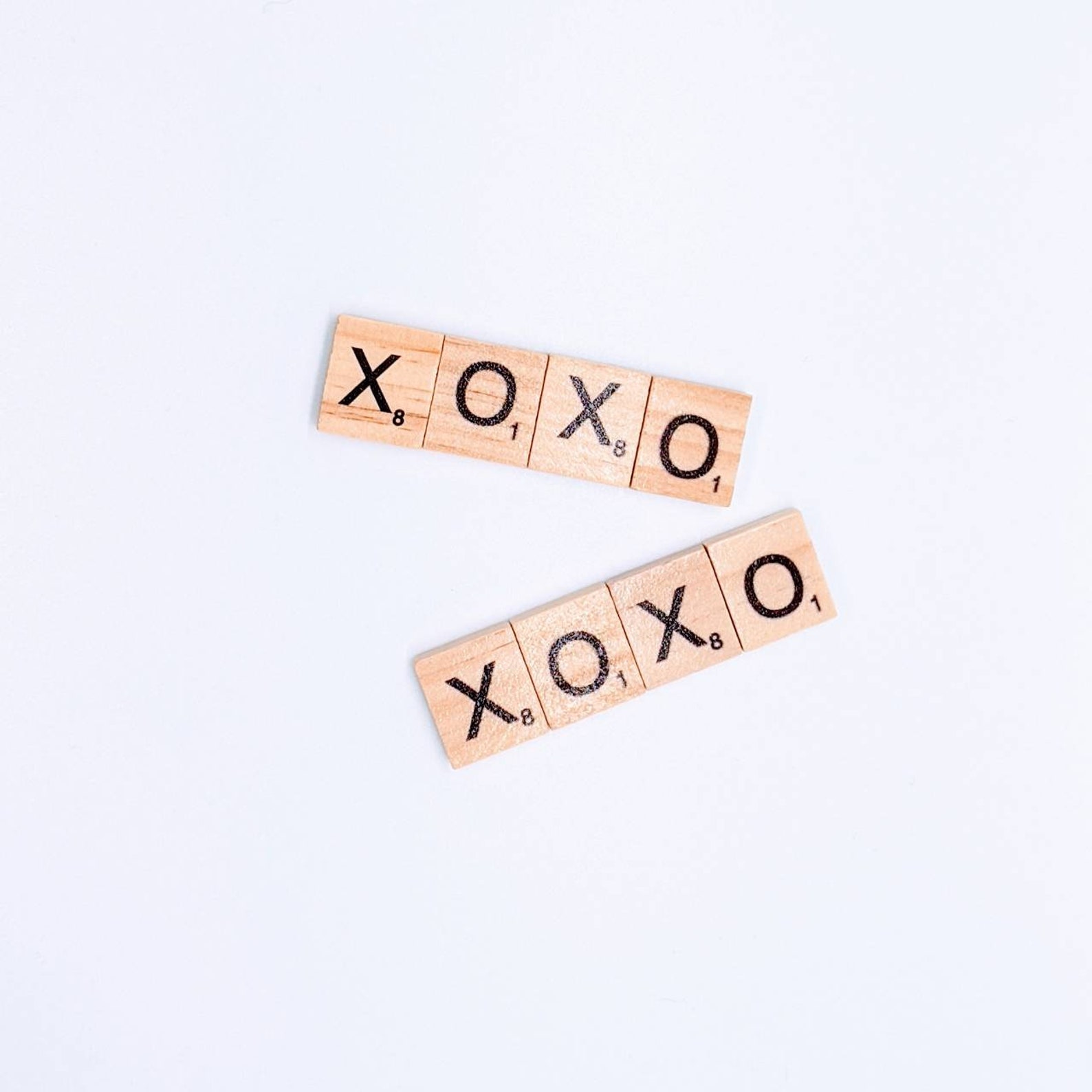 XOXO Scrabble Tile Magnets Set of 2 Valentines Love Fridge - Etsy