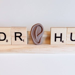 Personalized Ear Doctor Scrabble Tile Name Plates | ENT Doctor Gift ...